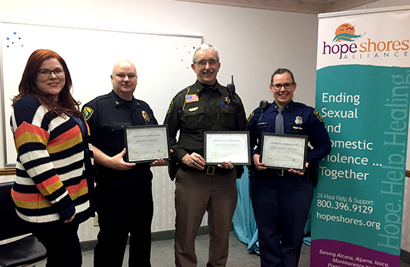 Law enforcement honored | News, Sports, Jobs - The Alpena News